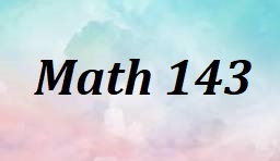 MATH 143 1M (Grow - Spring 2024) | Albion College